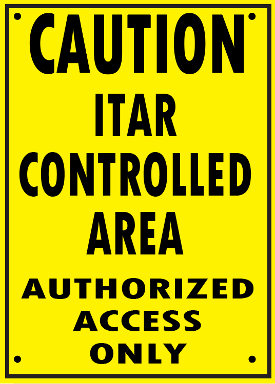 ITAR CONTROLLED AREA – Nature Coast Safety