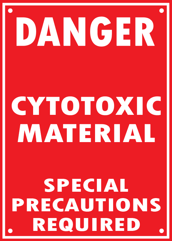 CYTOTOXIC MATERIAL - SPECIAL PRECAUTIONS REQUIRED – Nature Coast Safety